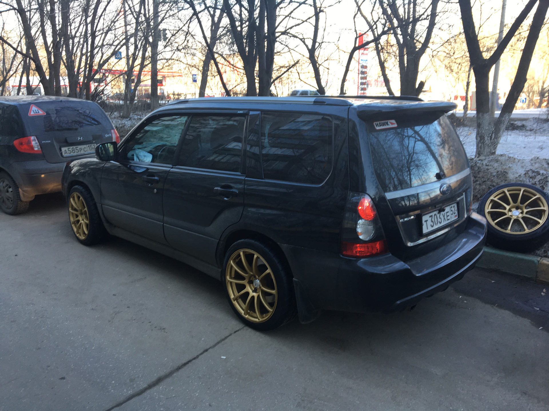 Летние колёса… — Subaru Forester (SG), 2,5 л, 2007 года | колёсные диски | DRIVE2