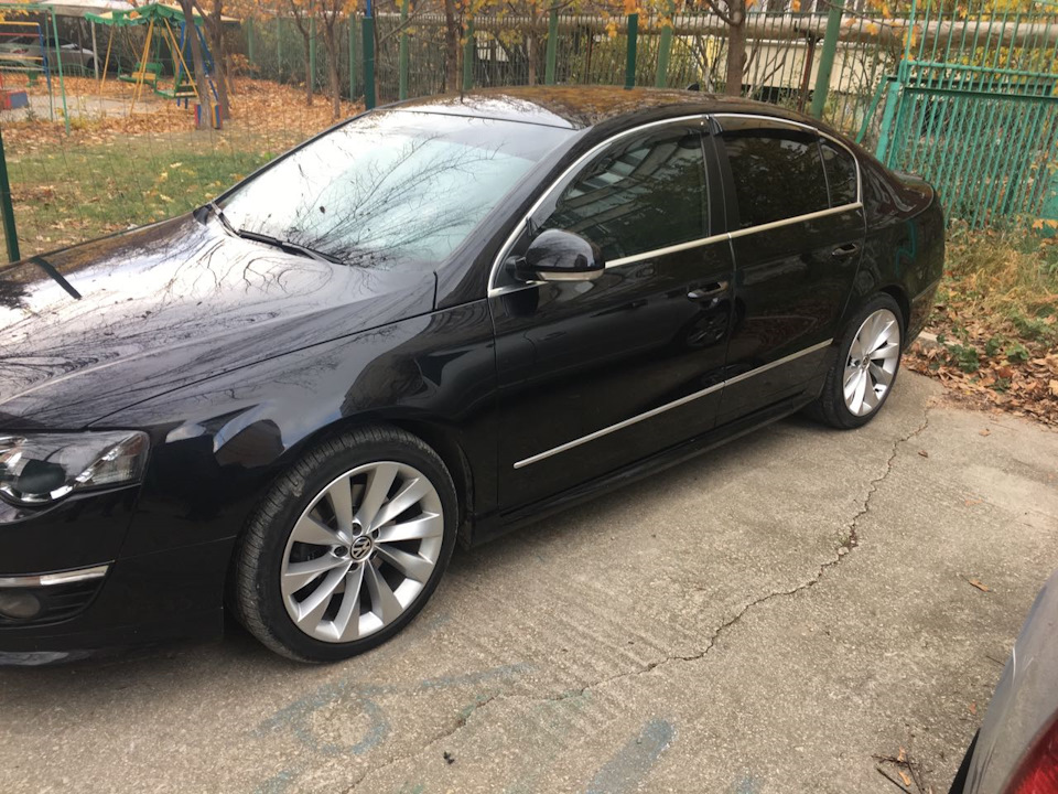 Купил новые диски на зиму — Volkswagen Passat B6, 2 л, 2007 года ...