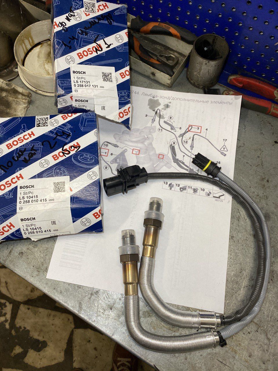 0258010415 ЛЯМБДА-ЗОНД BOSCH | Запчасти на DRIVE2