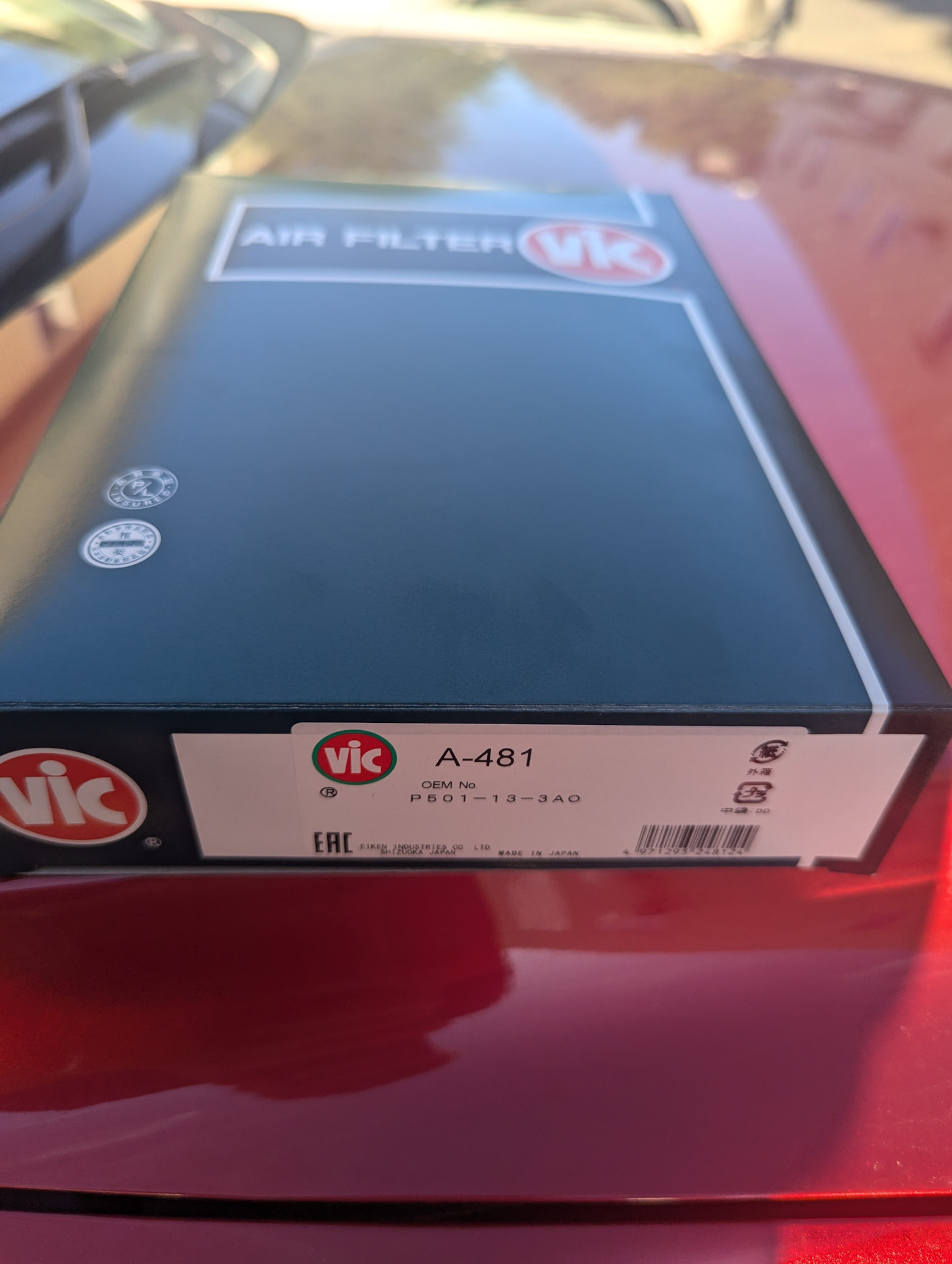 Воздушный фильтр VIC — Mazda Axela (3G), 1,5 л, 2015 года | плановое ТО | DRIVE2