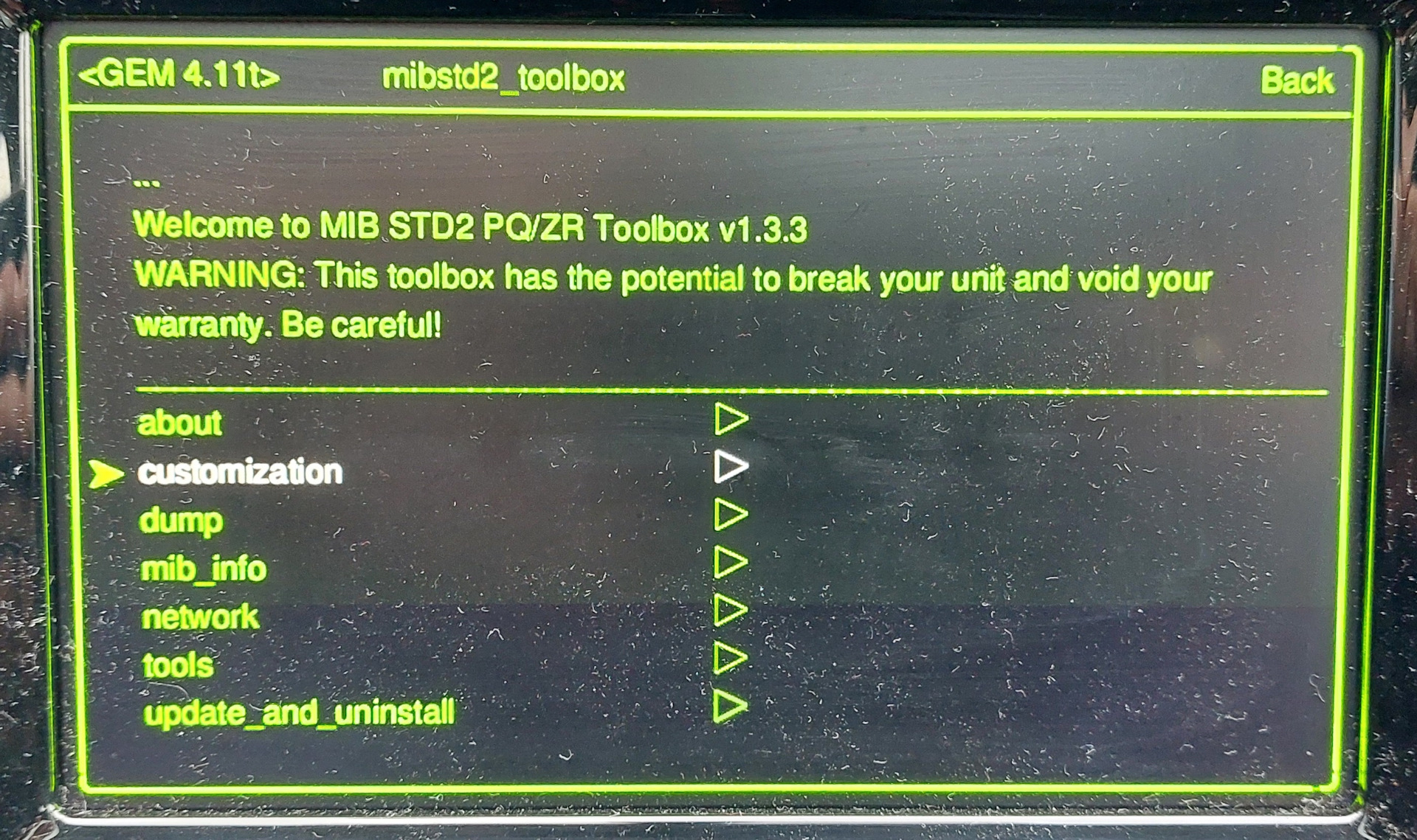 Переназначаем кнопки на экране MIB STD2 PQ и ZR без обращения к "специалистам" — DRIVE2