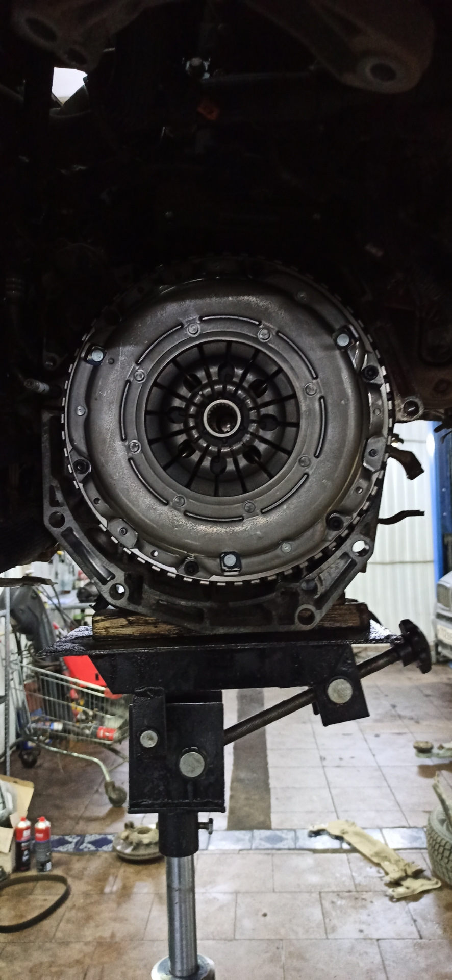 Сцепление, одномассовый маховик КПП TL4 — Renault Kangoo (2013), 1,5 л ...