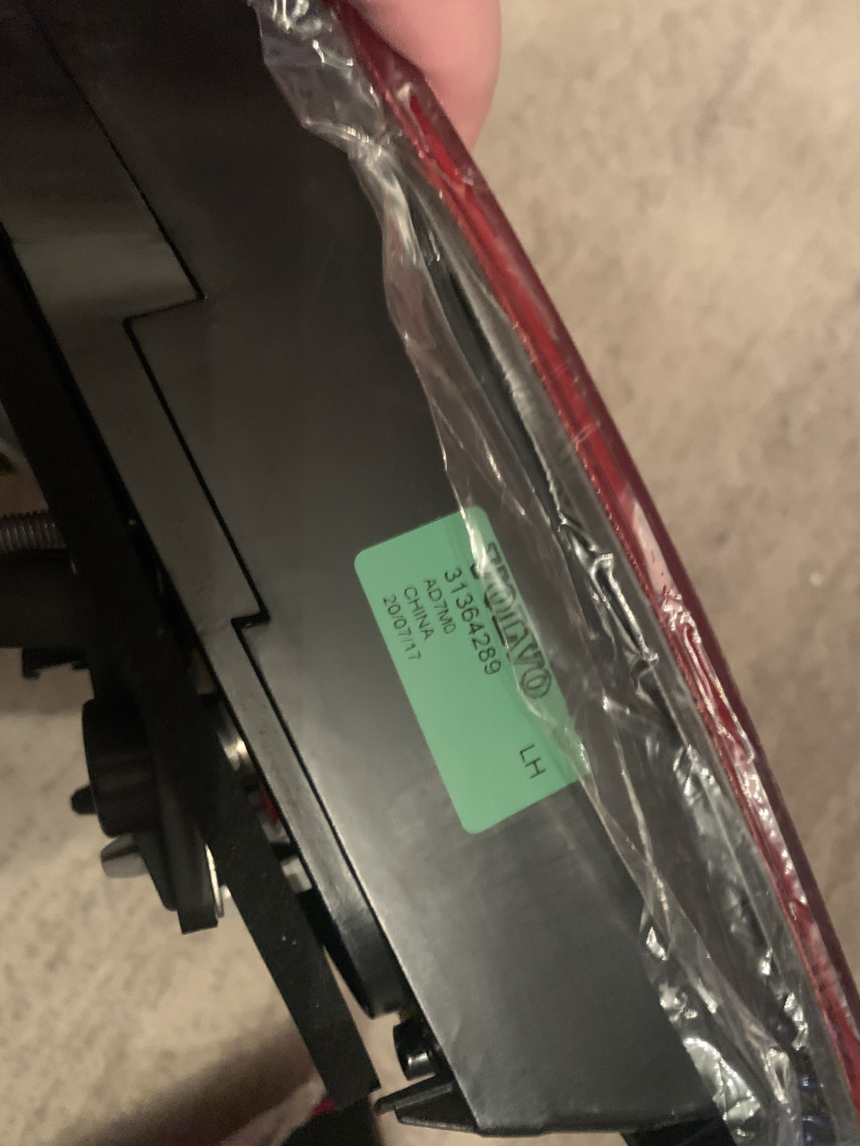 31364289 Housing. Lighting. (Left, Rear) Volvo | Запчасти на DRIVE2