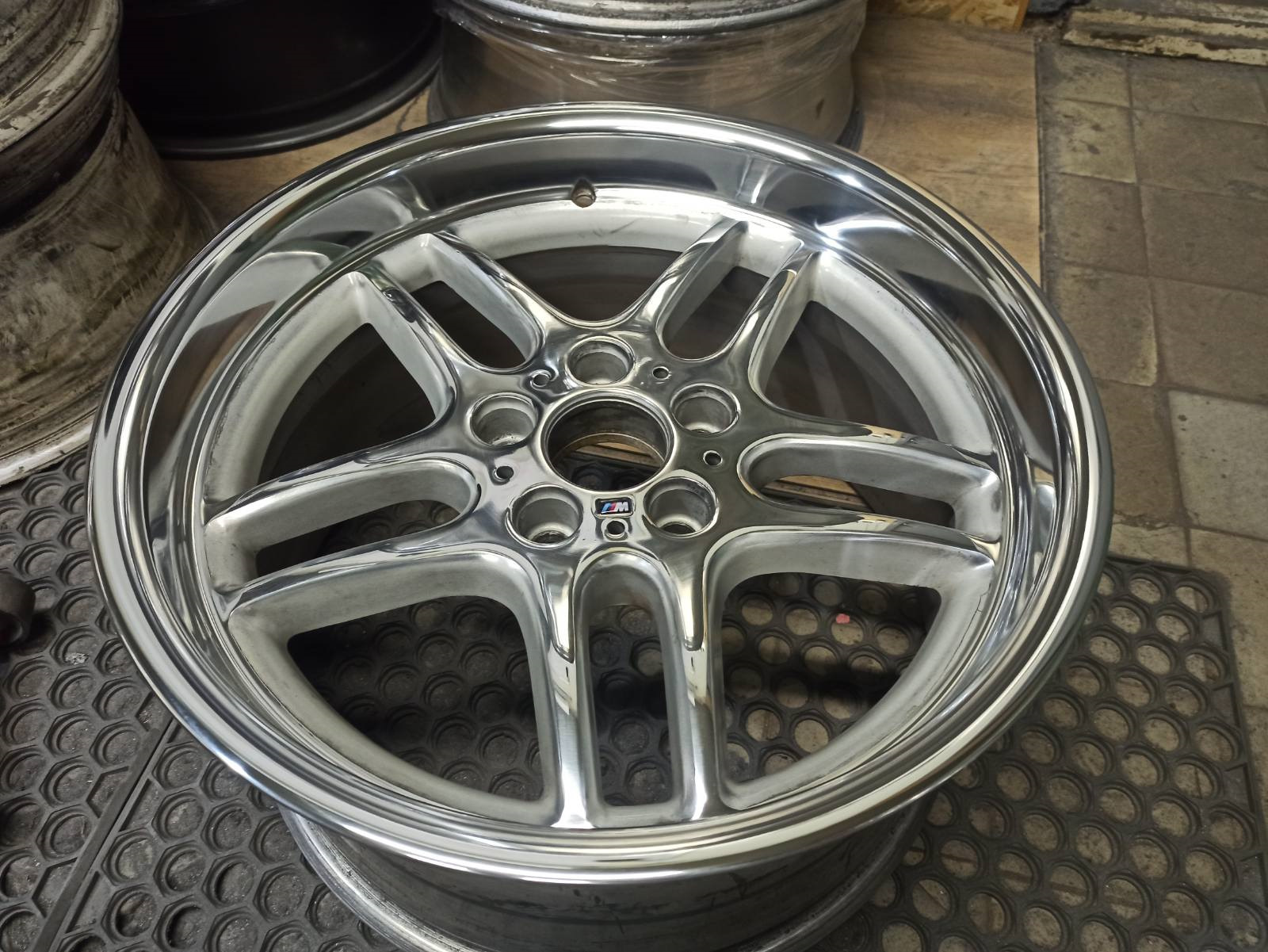 fully polished wheels 37 style( полная порировка 37 стиля) — BMW 5 ...