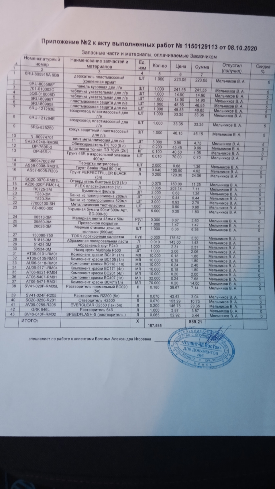 6RU809957 подкрылок VAG | Запчасти на DRIVE2