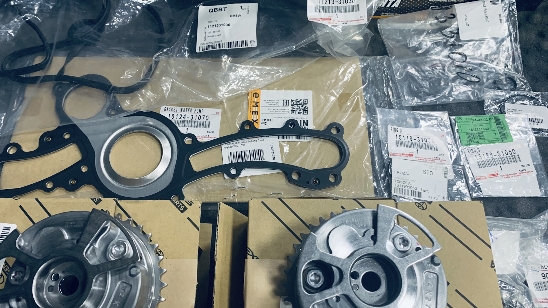 ☑®™ Замена цепи ГРМ и Муфт VVT-I на ПРАДО 120 — Toyota Land Cruiser ...