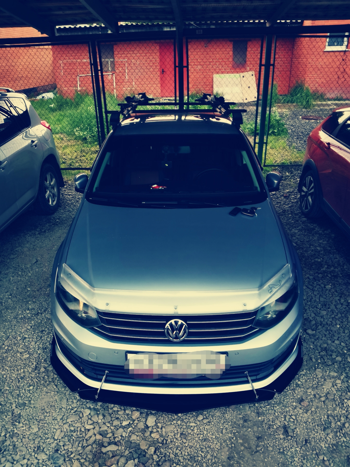 Обвес завершение. — Volkswagen Polo Sedan, 1,6 л, 2016 года | стайлинг ...
