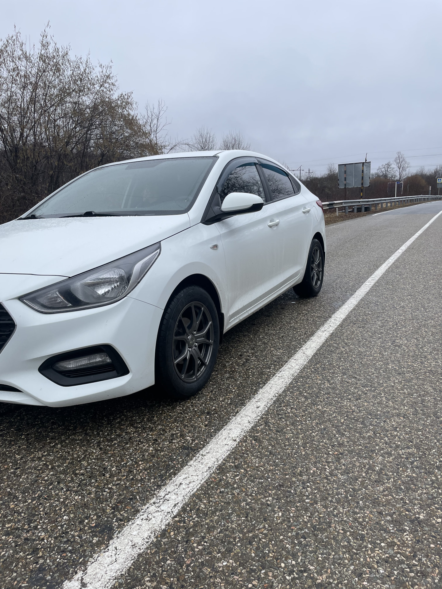 Кованные диски Slik на солярис 2017 г. — Hyundai Solaris (2G), 1,6 л ...