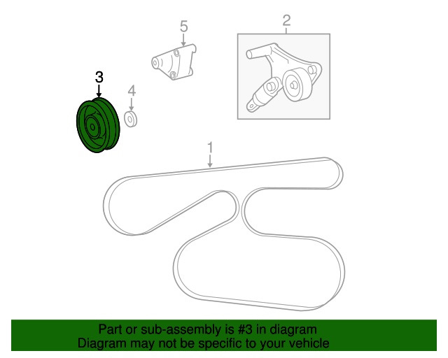 1660328020 Ролик ремня TOYOTA LEXUS | Запчасти на DRIVE2