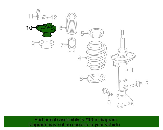 A2043201373 Опора амортизатора подвески Mercedes | Запчасти на DRIVE2
