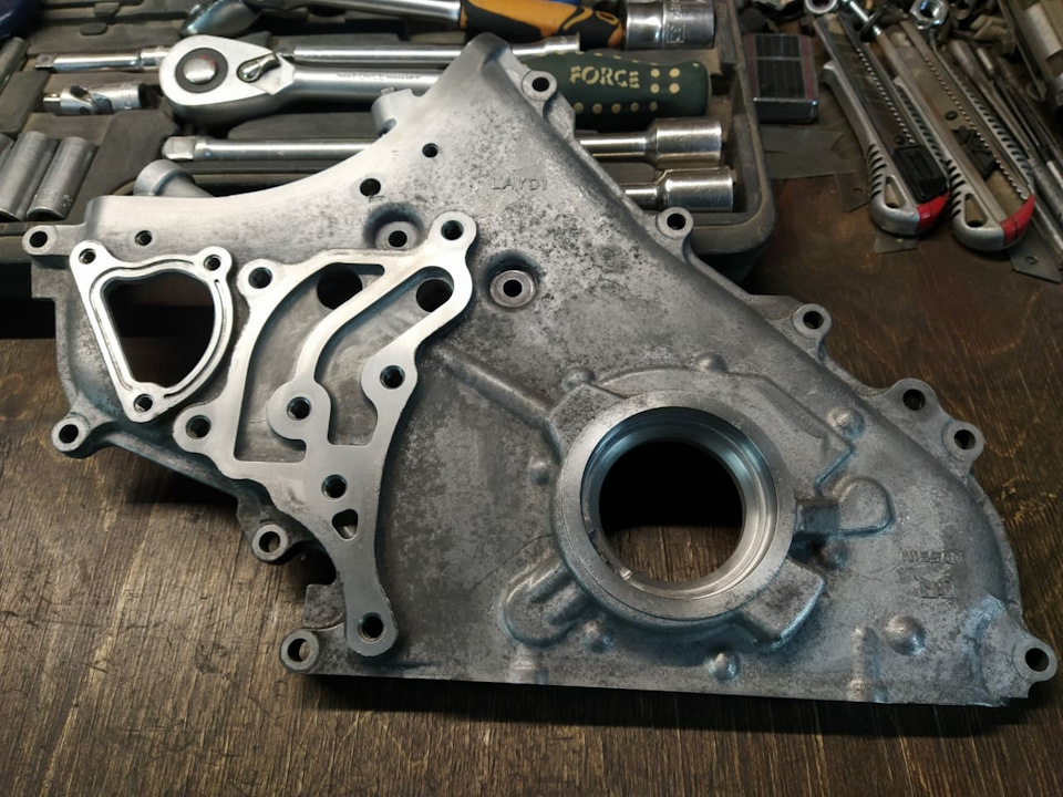 Замена цепей ГРМ YD 22 136 ЛС, 2006 г. — Nissan X-Trail I (t30), 2,2 л ...