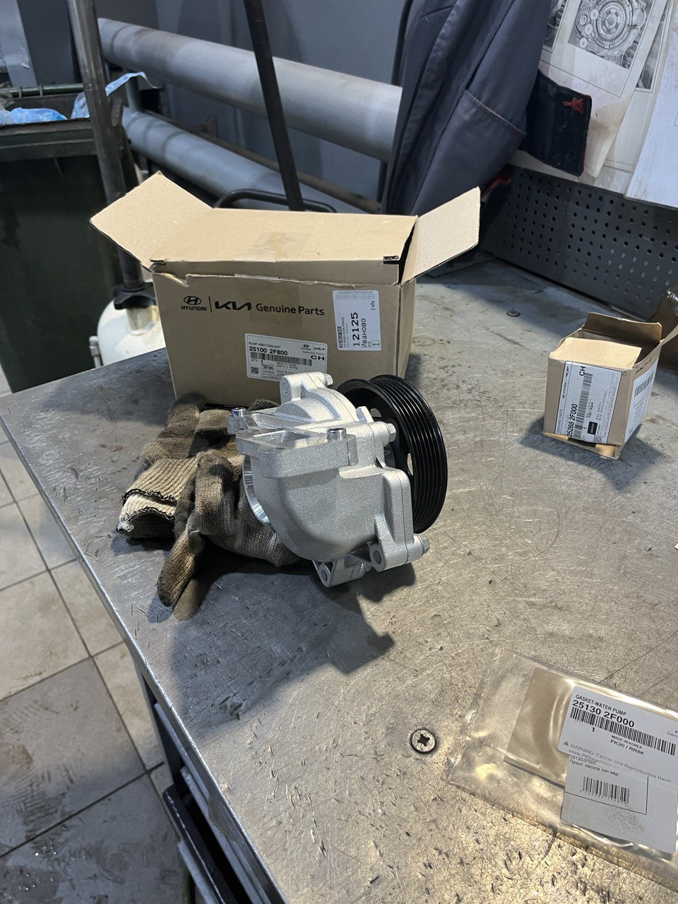 251002F800 Насос охлаждающей жидкости двигателя KIA HYUNDAI | Запчасти ...