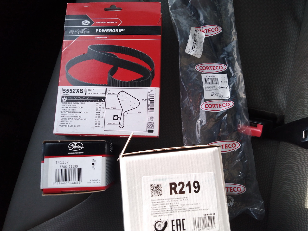 Ремень ГРМ, помпа — замена, регулировка клапанов — Opel Vivaro (1G), 1 ...