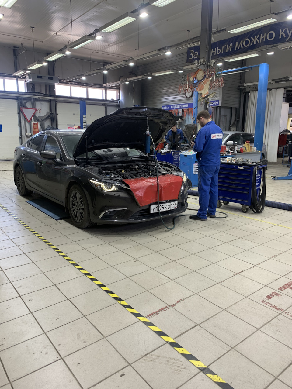 Первое ТО после покупки — Mazda 6 (3G) GJ, 2,5 л, 2015 года | плановое ...