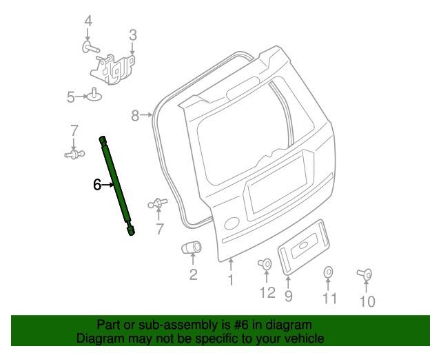 LR002104 ГАЗОНАПОЛНЕННЫЙ УПОР (D) Jaguar Land Rover | Запчасти на DRIVE2
