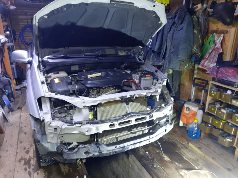 Замена интеркуллера на не штатный — SsangYong Kyron, 2 л, 2013 года ...