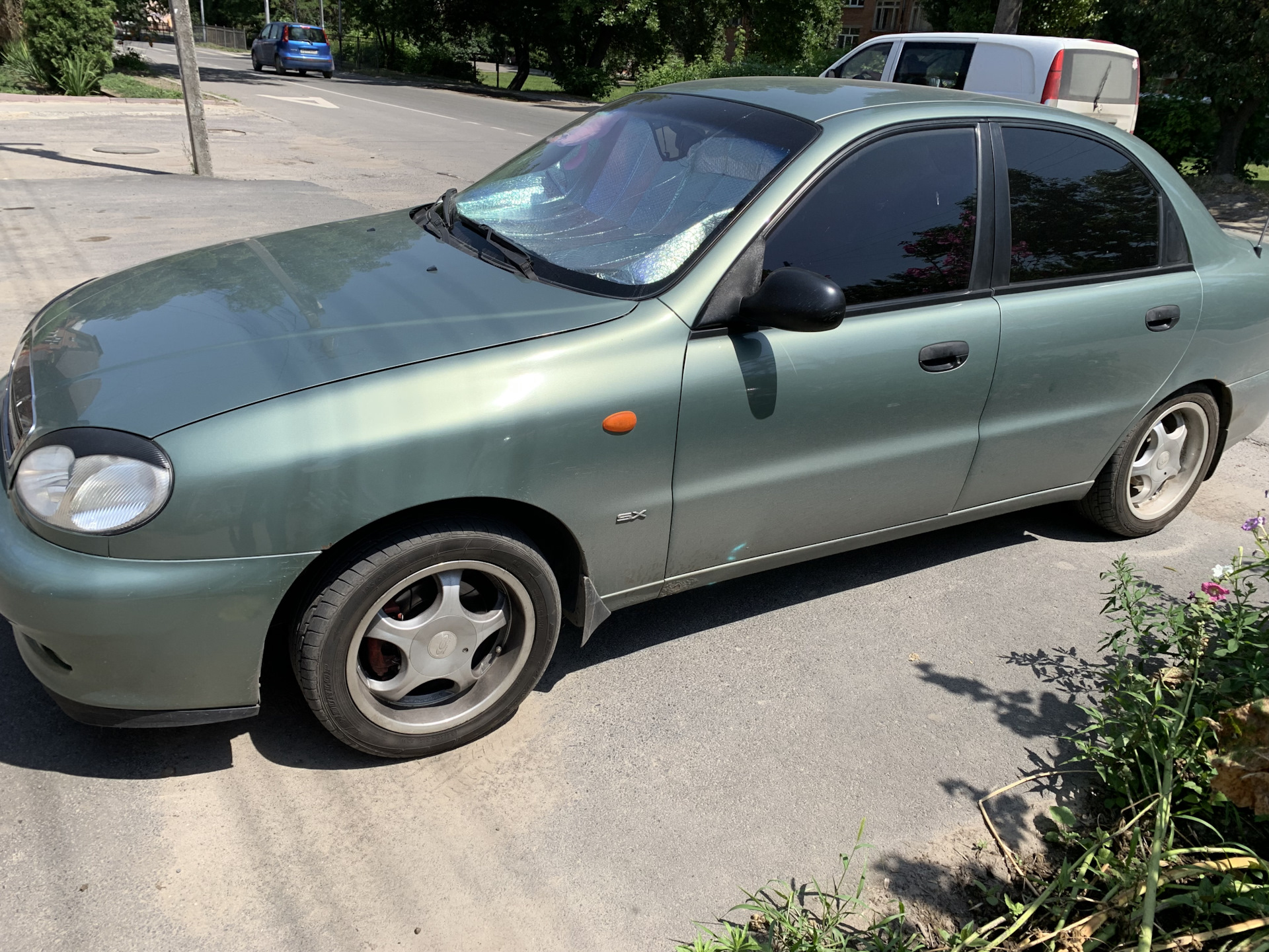 Чернитель резины. 3Ton vs Shine System. — Chevrolet Lanos, 1,5 л, 2008 ...