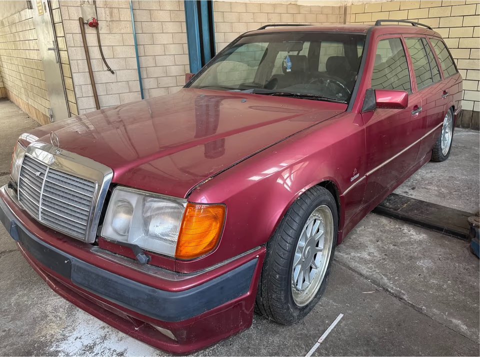W124 Carlsson гидроподвеска в круг — Mercedes-Benz E-Class (W124), 5 л ...
