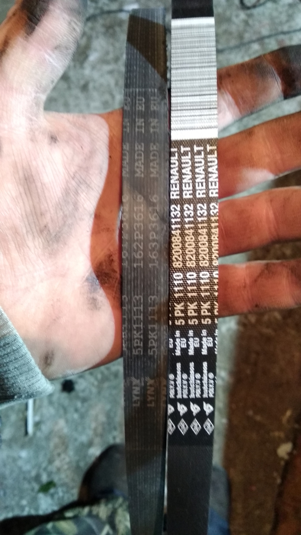 Замена ремня и ролика доп.оборудования — Renault Logan (1G), 1,6 л ...