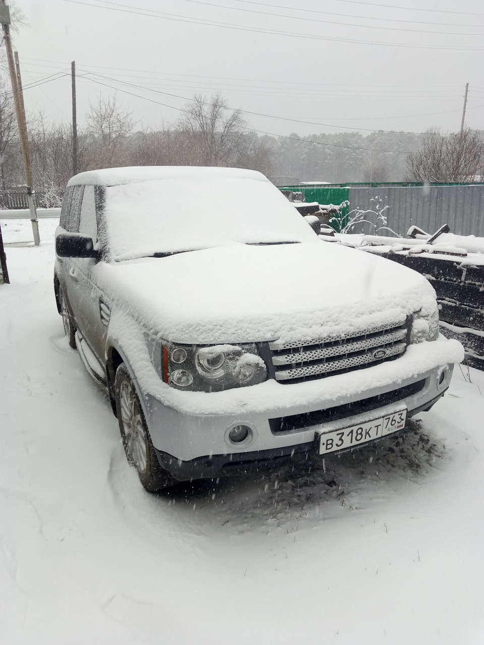 Вот и у нас снова зима… — Land Rover Range Rover Sport (1G), 4,2 л ...