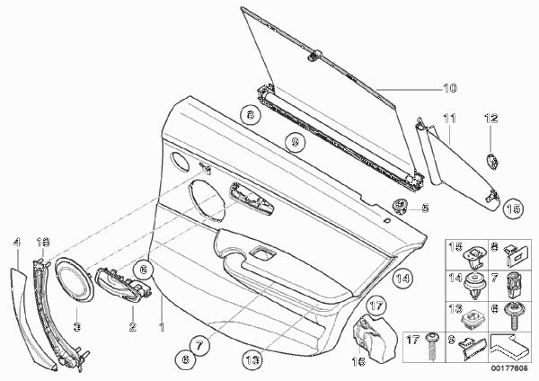 S417A Солнцезащитная штора окна двери Зд — BMW 3 series (E90), 2,5 л ...