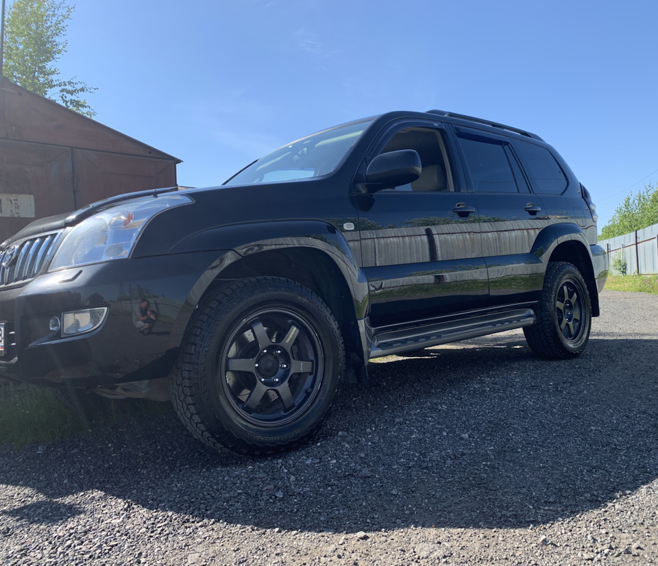 Rays Volk Racing TE37 на Prado 120 — Toyota Land Cruiser Prado 120 ...