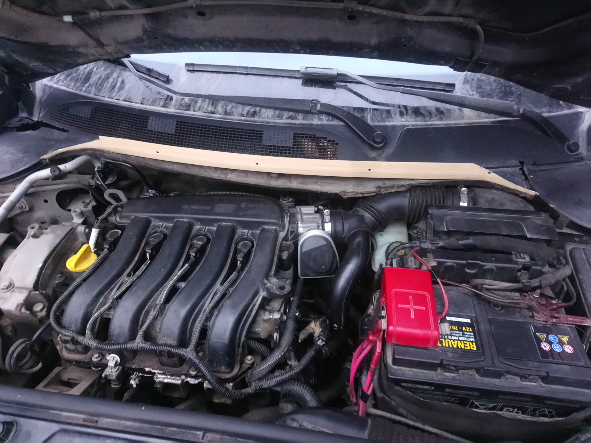 Решение проблемы с жабо меган 2 1.6 ф2 — Renault Megane II, 1,6 л, 2007 ...