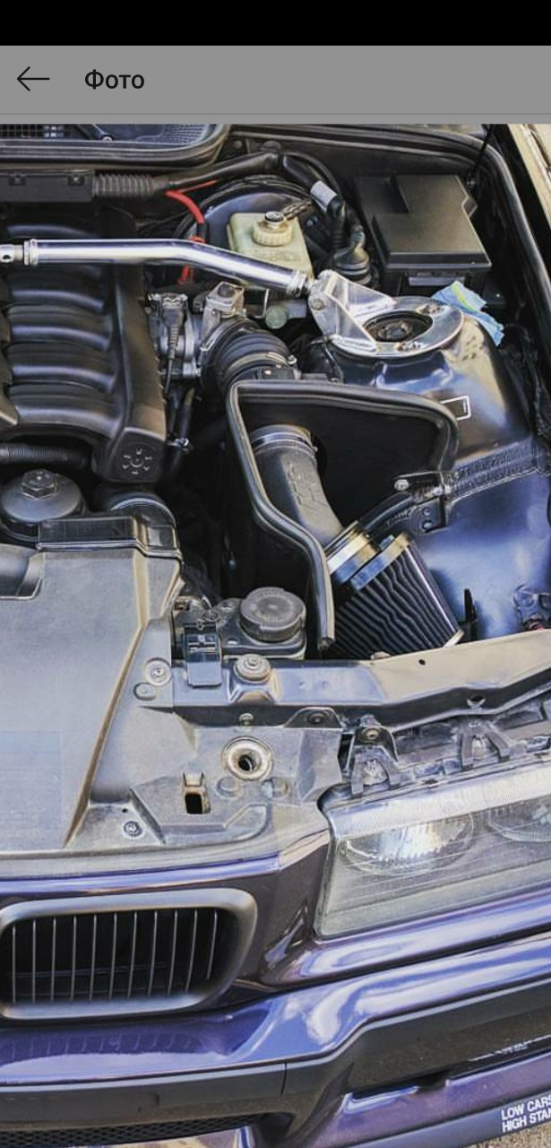 Cold air intake bmw e36 m50b30 — BMW 3 series Coupe (E36), 3 л, 1997 ...