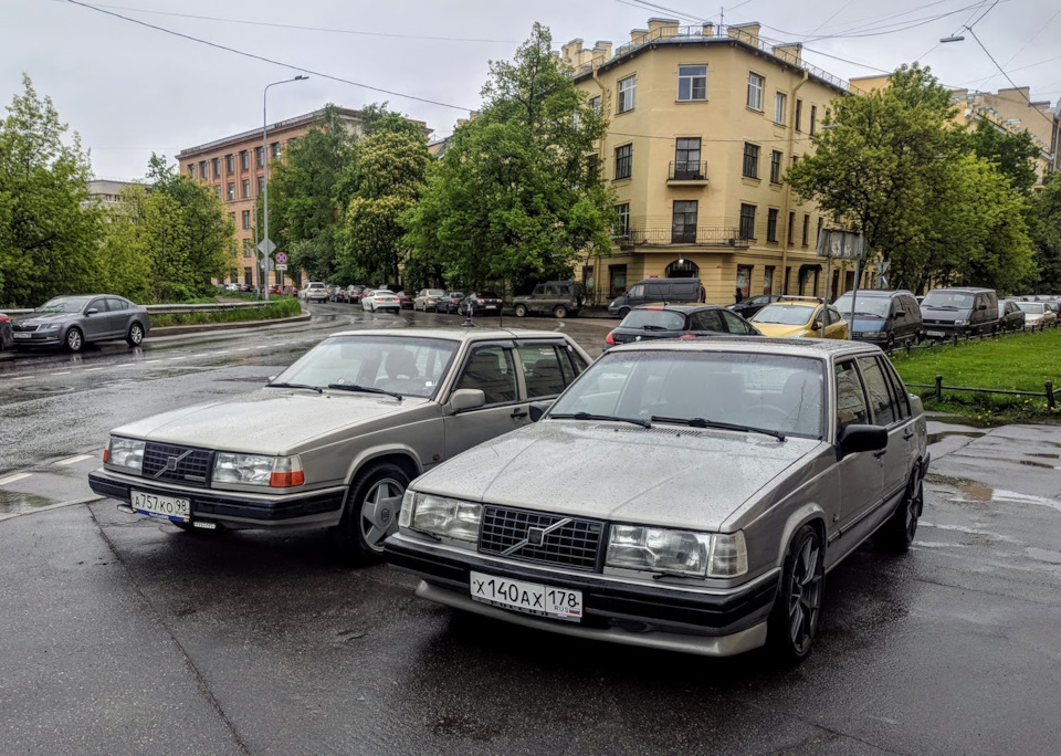 Silver sand metallic, turbo — почти двойники ) — Volvo 940, 2,3 л, 1997 ...