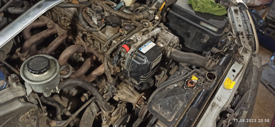 1g-fe beams замена помпы, сальников и смазка роликов ГРМ — Toyota ...