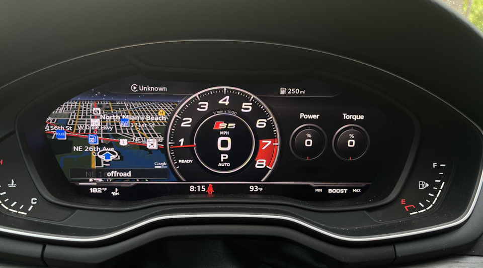 Virtual Cockpit Rainbow Sport Layout — Audi A5 Sportback (2G), 2 л ...