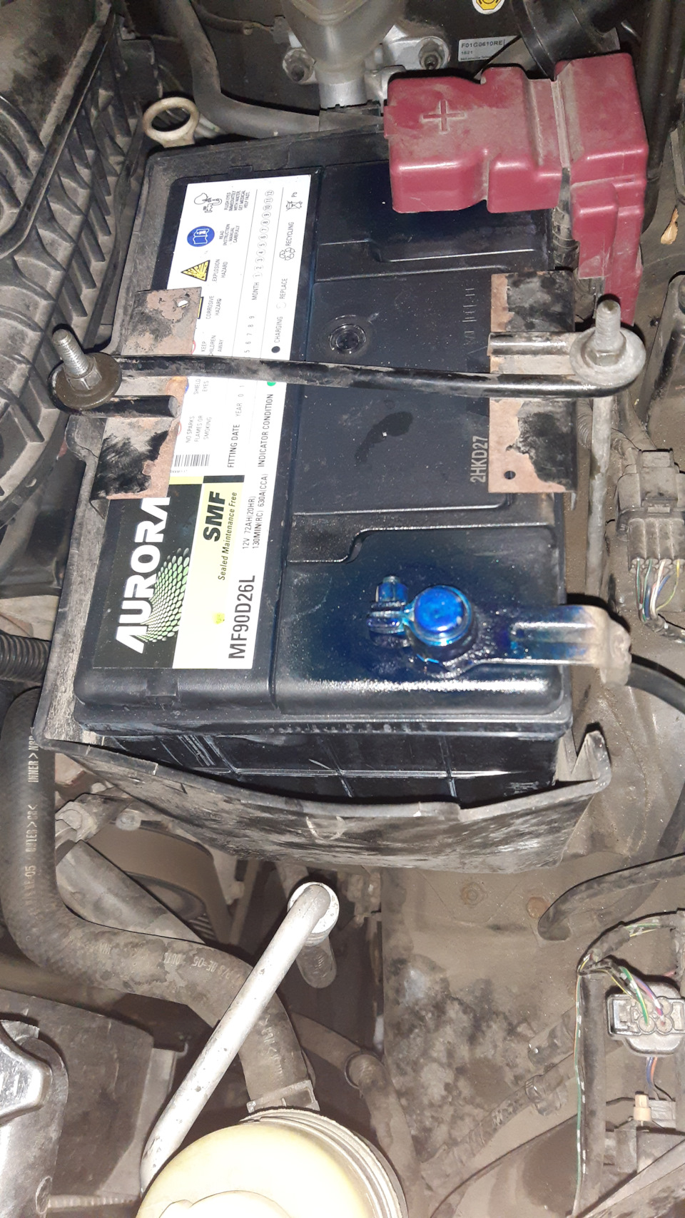 Сел аккум — Mitsubishi Pajero Sport (2G), 3 л, 2011 года | поломка | DRIVE2