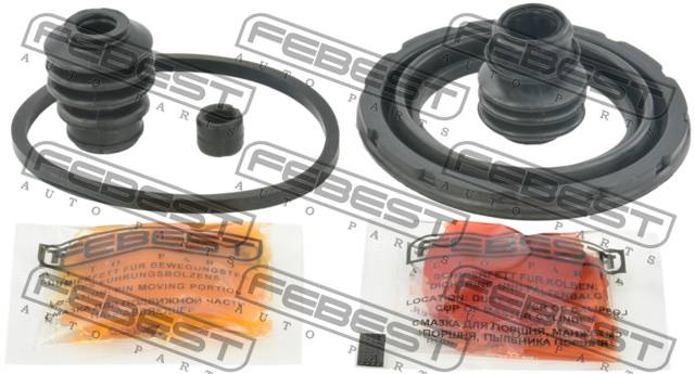0475GA2WF РЕМКОМПЛЕКТ СУППОРТА ТОРМОЗНОГО ПЕРЕДНЕГО. FEBEST | Запчасти ...
