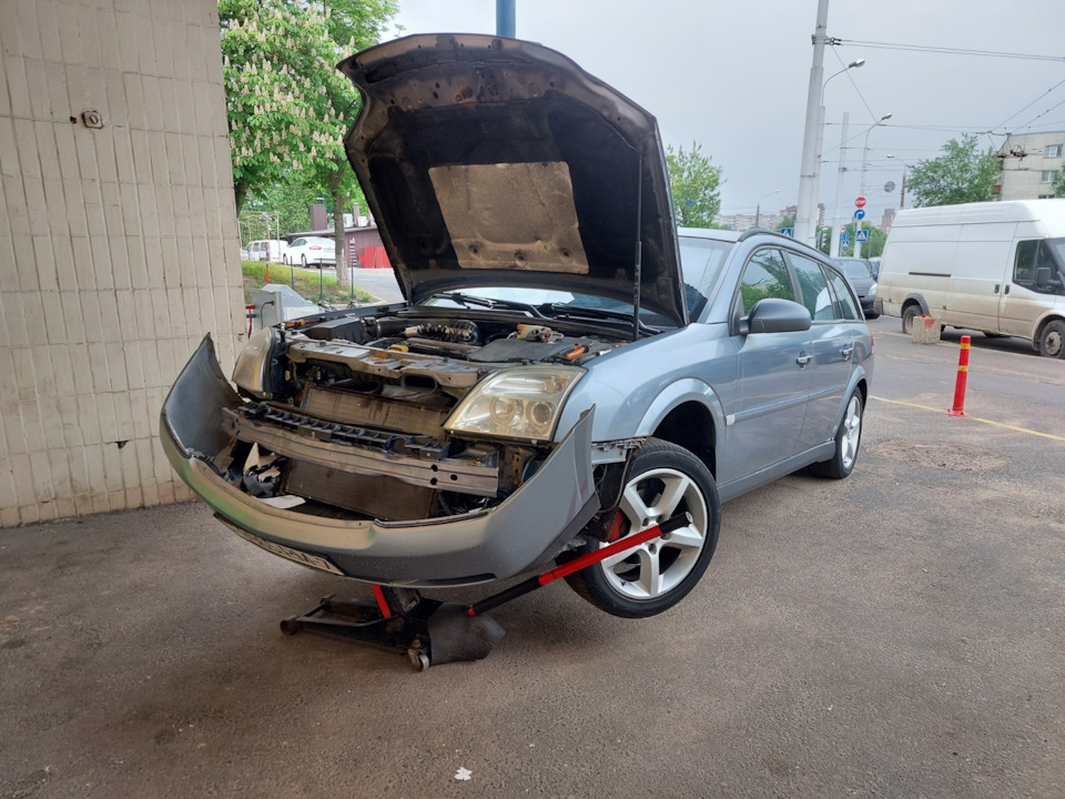 Замена радиатора кондиционера — Opel Vectra C, 1,8 л, 2004 года ...