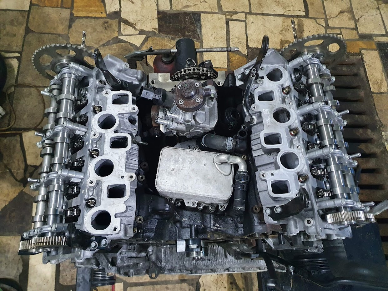 Процесс по замени цепи и прокладок или же сборка ДВС 3.0 TDI CDU — Audi ...