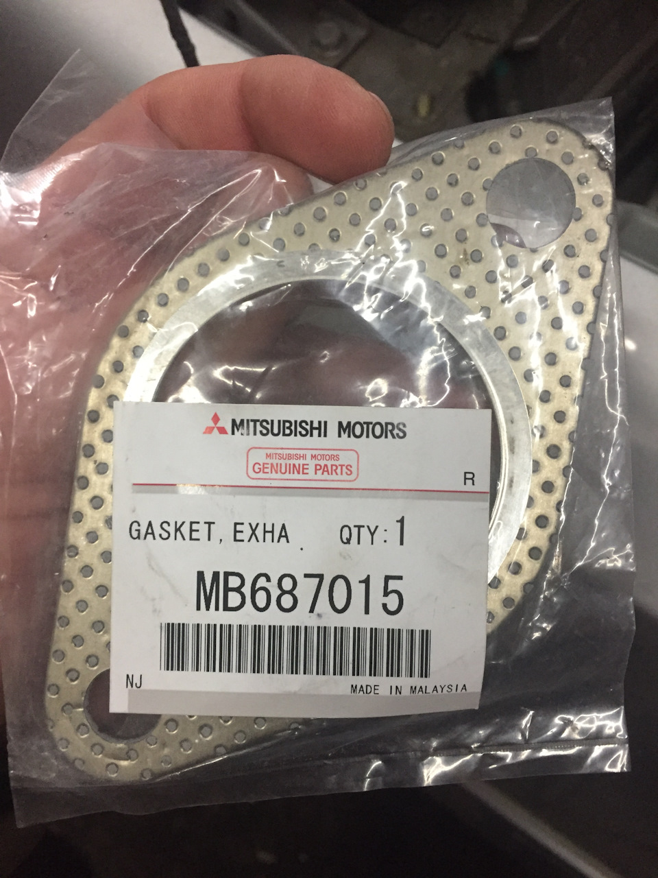 MB687015 Прокладка выхлопной трубы Mitsubishi | Запчасти на DRIVE2