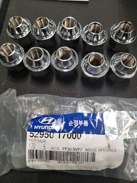 5295017000 Гайка колеса KIA HYUNDAI | Запчасти на DRIVE2