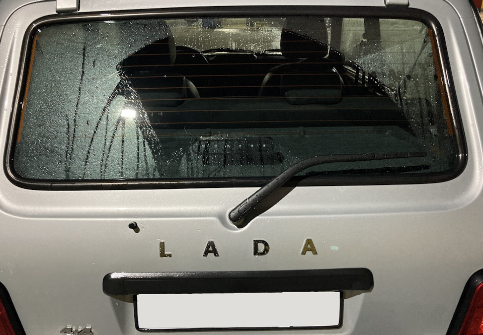 #7. Дворники и боковые накладки. — Lada 4x4 3D, 1,7 л, 2020 года ...