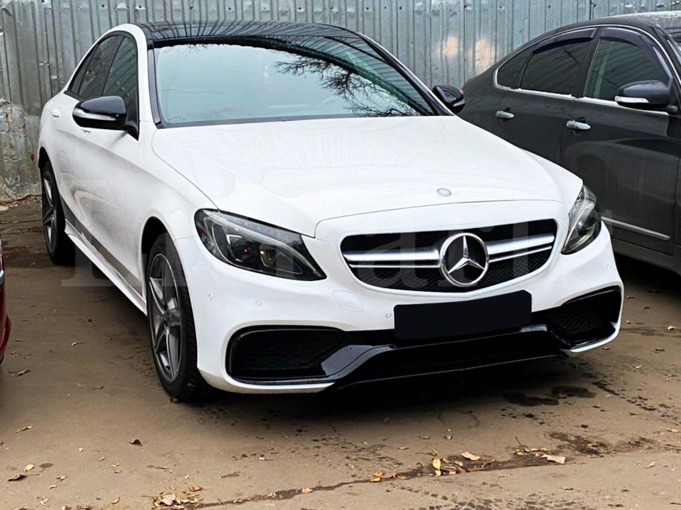 Установили наш AMG C63 обвес на Mercedes-Benz C-Klasse W205 — DRIVE2