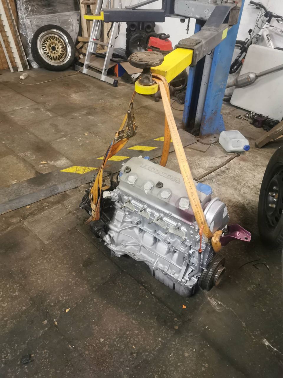 Этап 2 — внедрение мотора D15Z6. — Honda Civic Coupe (6G), 1,6 л, 1996 ...