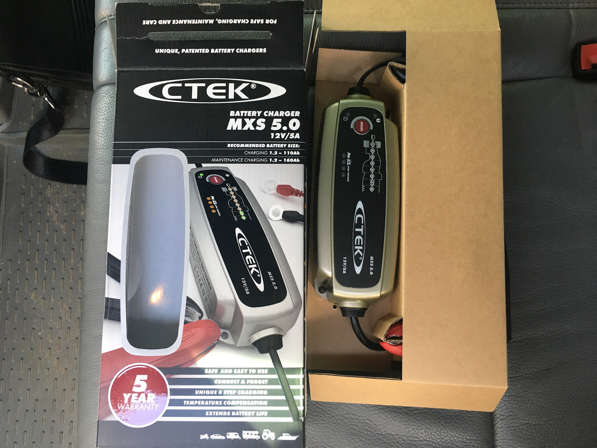 24. CTEK MXS 5.0 для зарядки AGM аккумулятора — BMW X5 (E53), 3 л, 2004 ...