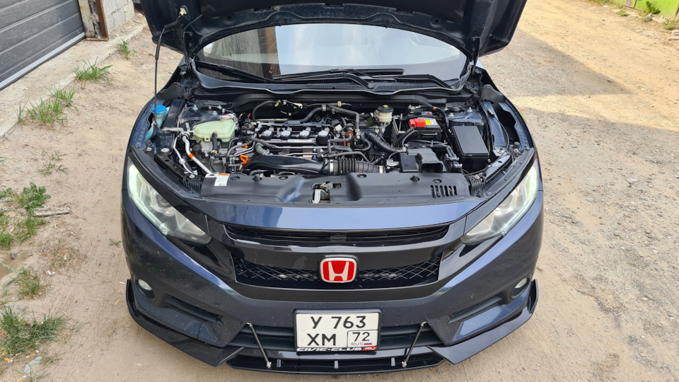 Пыльник шруса и клапан pcv — Honda Civic 4D (10G), 1,5 л, 2016 года ...
