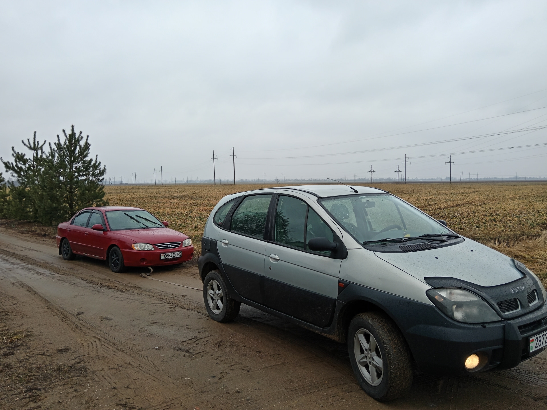 Помощь на дороге — Renault Scenic RX4, 1,9 л, 2001 года | помощь на ...