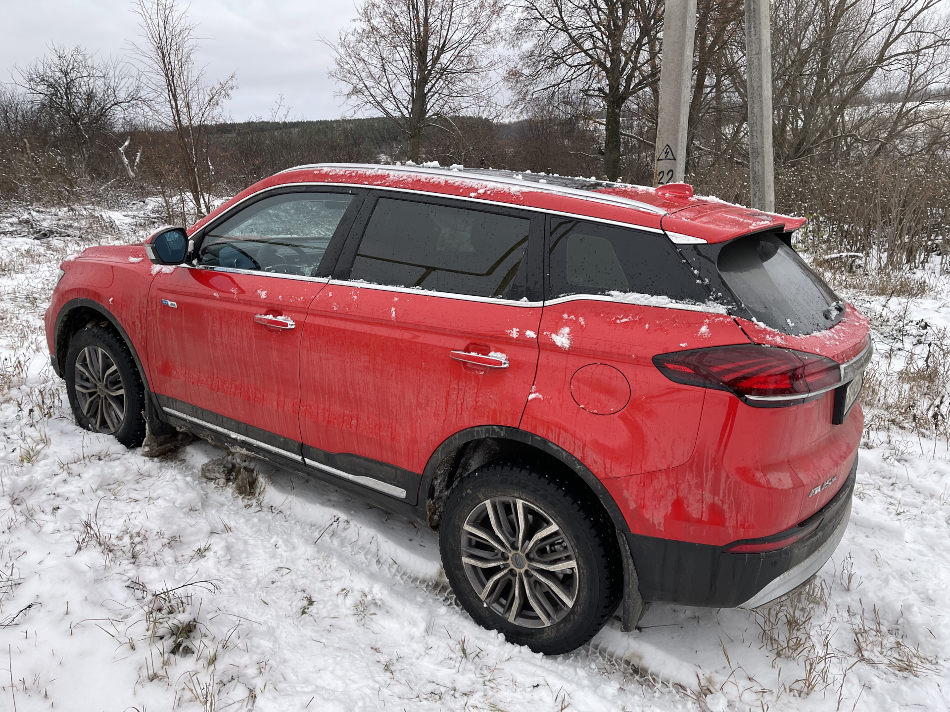 Первый off-road — Geely Atlas Pro, 1,5 л, 2021 года | покатушки | DRIVE2