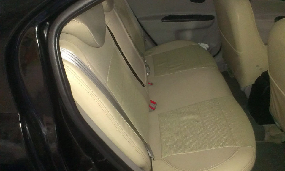 Сбылась мечта или новые чехлы — Hyundai Accent (3G), 1,4 л, 2008 года ...