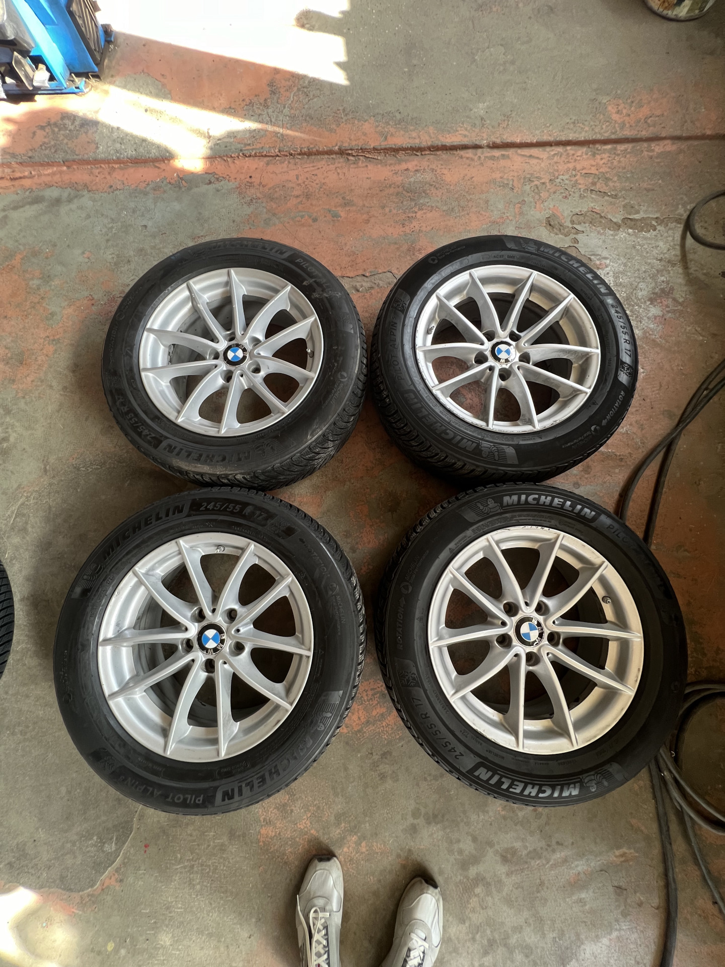 Кому зимние колеса 245/55/17 на BMW F25/26? — BMW X3 (F25), 2 л, 2012 ...