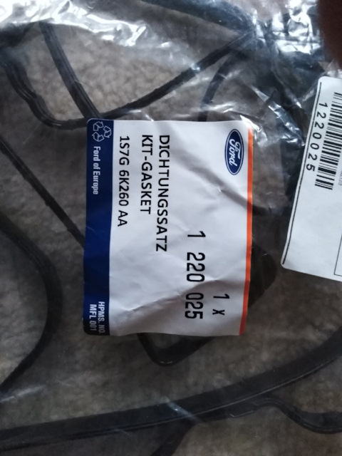 1S7G6K260AA ПРОКЛАДКА, КРЫШКА ГОЛОВКИ ЦИЛИНДРА Ford | Запчасти на DRIVE2