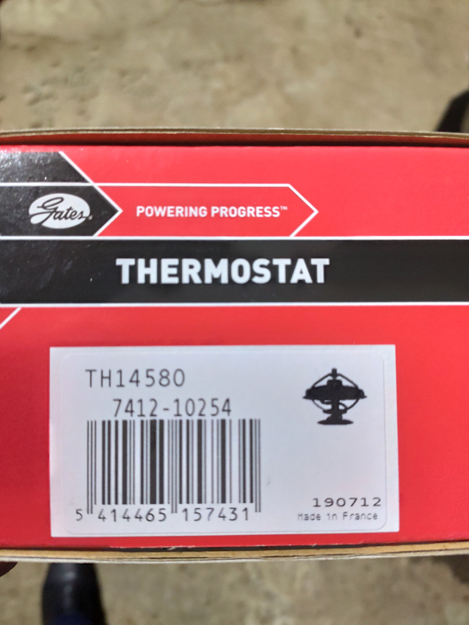 TH14580 Термостат GATES | Запчасти на DRIVE2