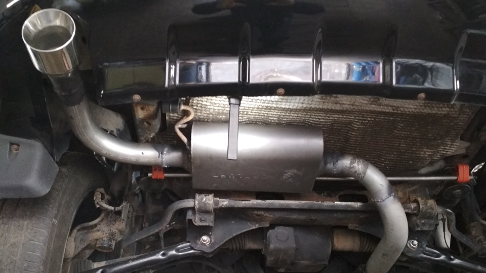 Custom exhaust — Land Rover Freelander 2 (L359), 2,2 л, 2010 года ...