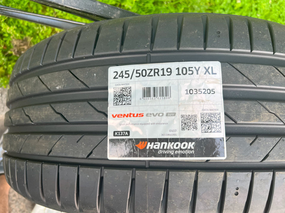 Hankook K137A Ventus evo SUV | Шины на DRIVE2